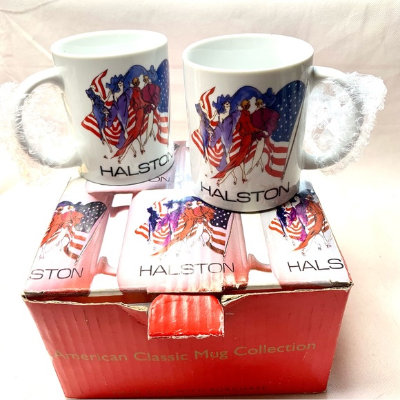 Halston Heritage | Dining | Halston Vintage Set Of 4 Patriotic American ...